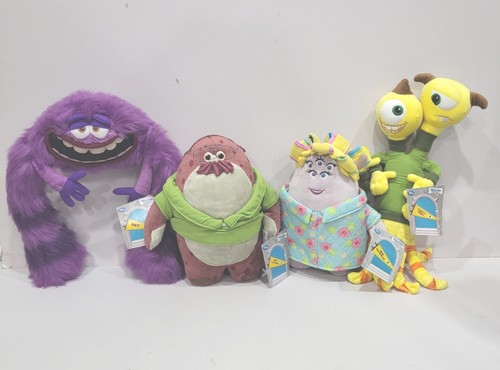 Monsters Inc University Plush Lot Art Mrs Squibbles Terri Terry Don ...