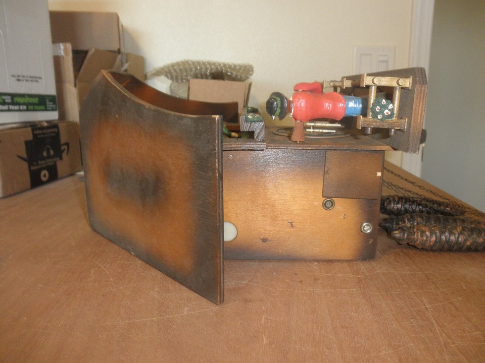 Cuckoo Clock German Trumpeter Black Forest Chalet 1 Day CK3365 | eBay