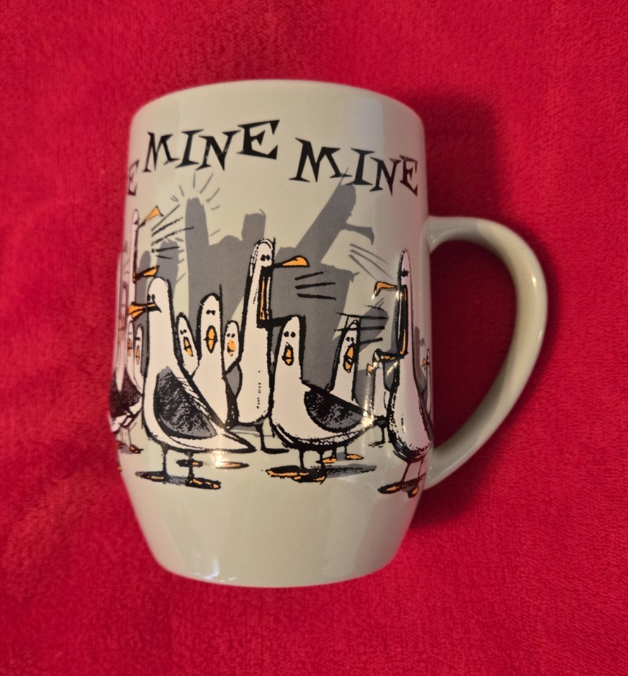 Finding Nemo MINE MINE MINE 3D Relief Seagulls Coffee Mug Disney Parks ...