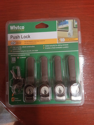 Whitco 4 Pack Sliding Window Push Lock- Mahogany/ Brown | eBay