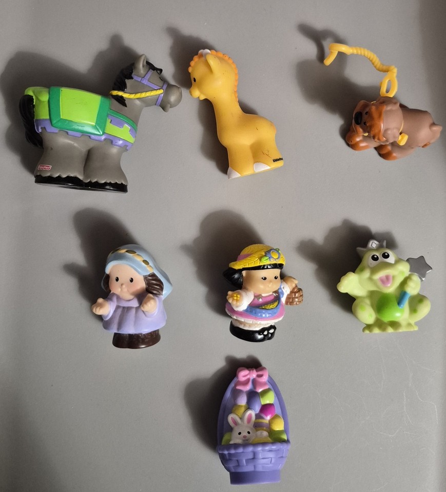 2008 Fisher Price Little People & Animals Toy Figures Mixed Lot of 7 ...