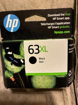 hp Ink 63 XL Cartridge , dated 2023, still in its unopened package | eBay
