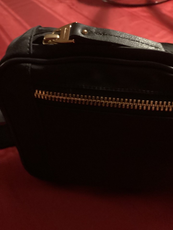 TUMI Voyageur Ruma Mila Crossbody Bag Leather Trimmed Nylon Black Luggage | eBay