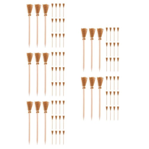 Set of 5 Witch Broom Pens Broomstick Pencils Halloween Party Favor ...