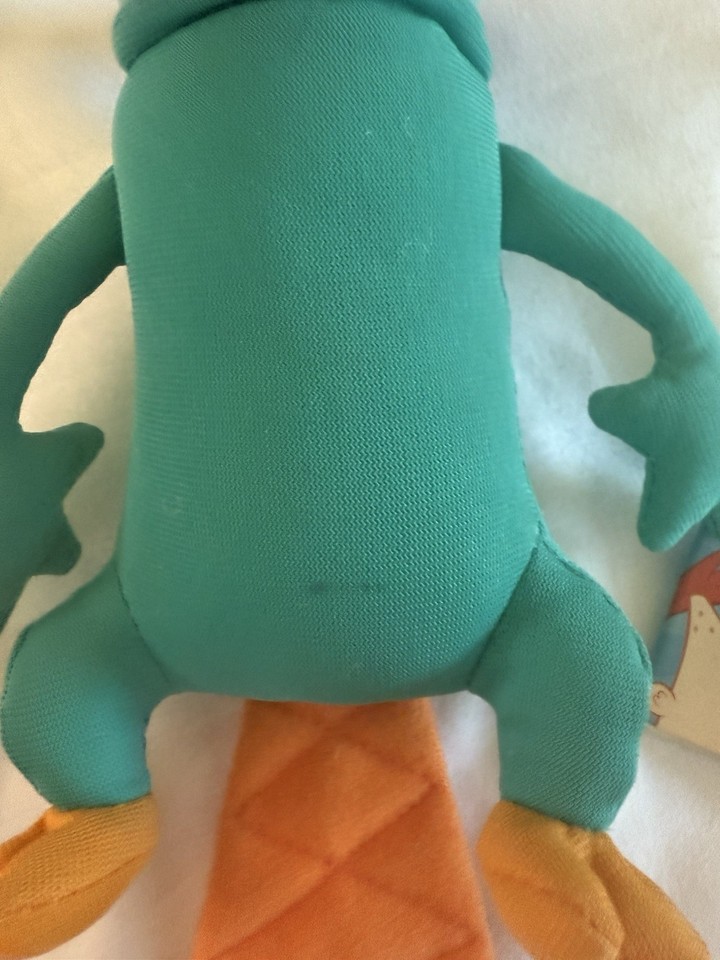 Agent P Perry the Platypus Jakks Action Figure plush Disney Phineas ...