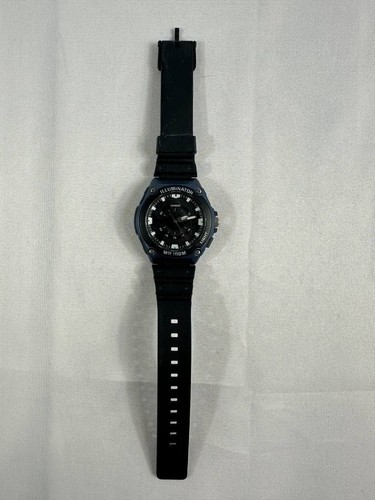 Casio Watch Men Illuminator 49mm Blue Tone 5577 MWC-100H | eBay