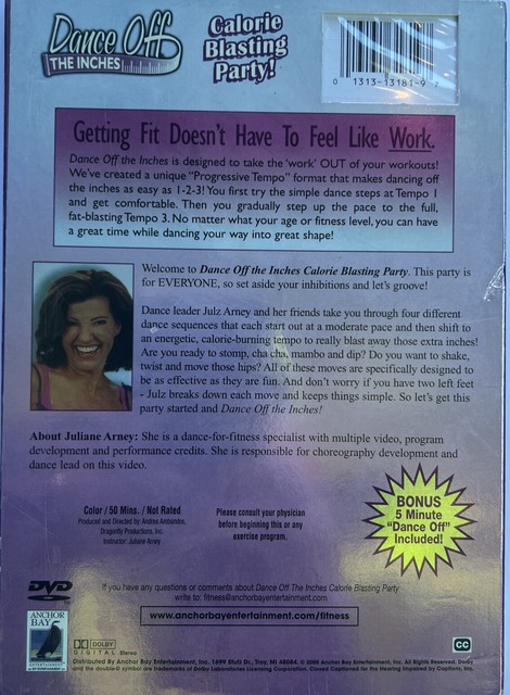Dance Off The Inches - Calorie Blasting Party (DVD, 2005) for sale ...