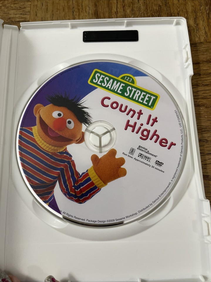 Sesame Street Count It Higher DVD-Rare Vintage-SHIPS N 24 HOURS ...