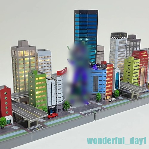 1/350 Office Buildings Building Model EVA City Scene Street Model Set ...