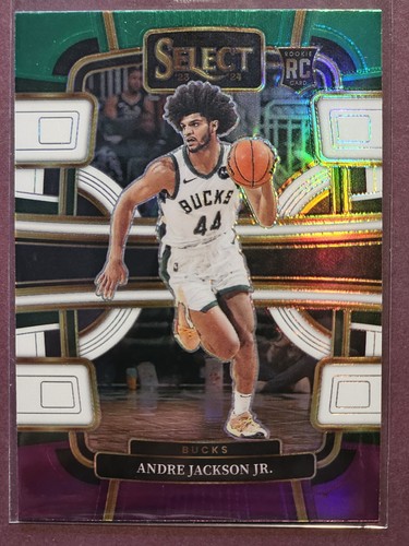 Andre Jackson Jr., 2023-24 Select Grün Weiß Lila RC, #98, Bucks | eBay