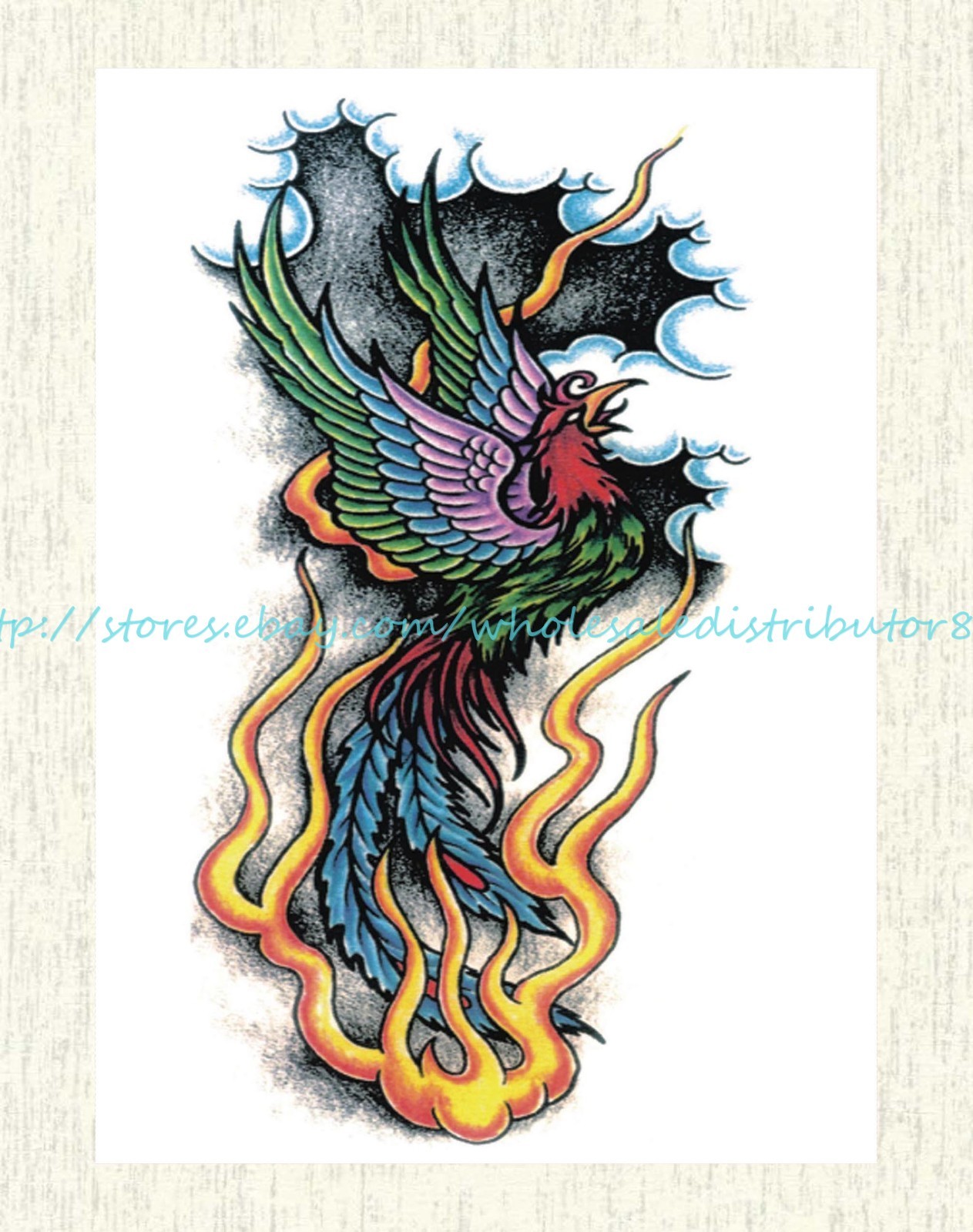 Phoenix Fire Tattoo