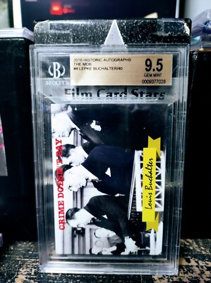2016 Historic Autographs Lepke Louis Buchalter Murder Inc. BGS 9.5 Gem ...