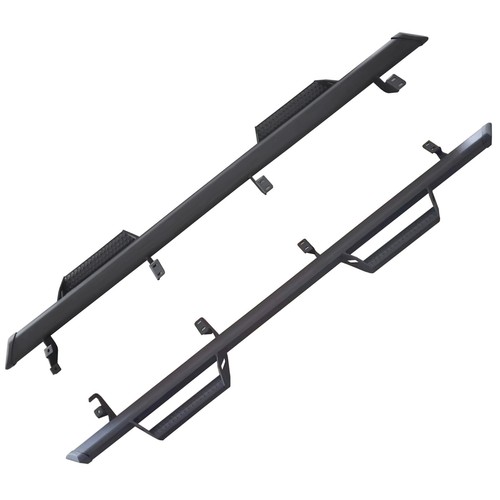 Pair Predator Pro Step Bars (double cabs) Compatible with 2017-21 ...