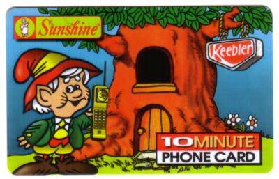 10m Sunshine Keebler (Elf, Tree, Telephone, Logos) 04/30/01 USED Phone ...