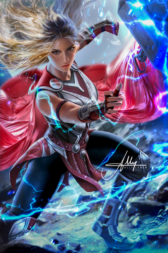 Pin-up Queens #2 Comic Unity Comics Ally Loren Thor Jane Foster Cover ...