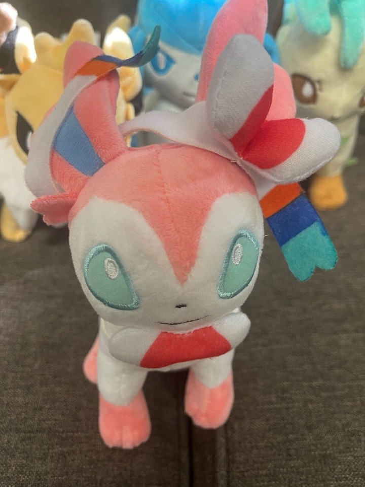 pocketman PCS Eevee Evolutions Plush Set of 9 - Limited Edition Plushie ...