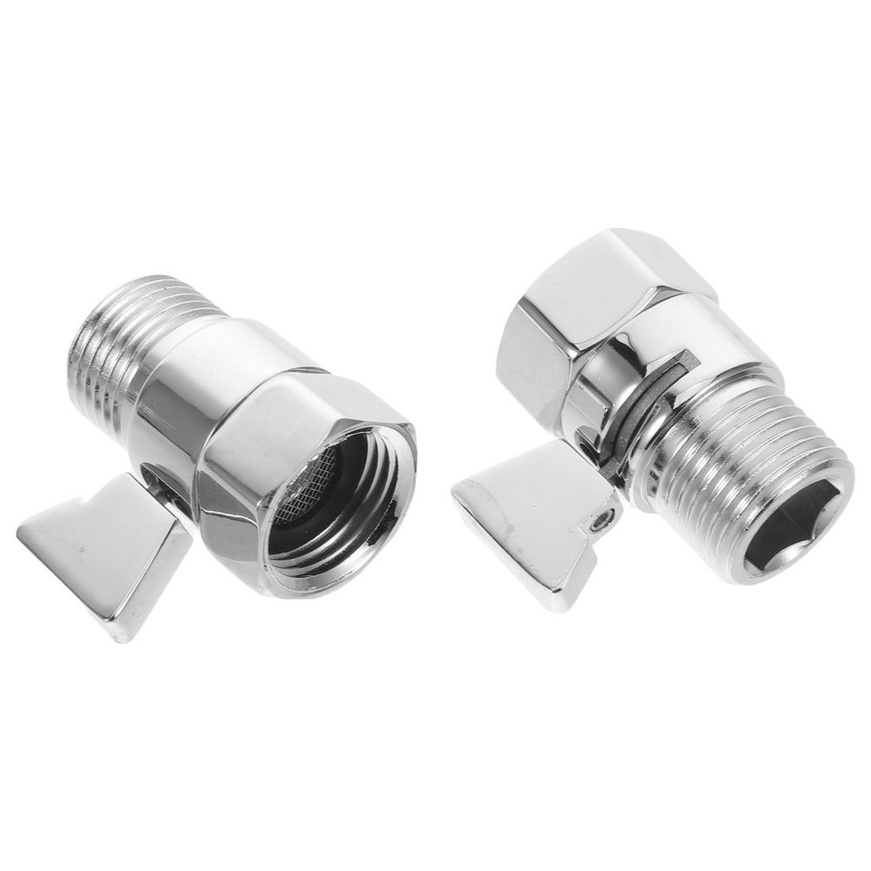 2pcs RV Shower Water Stop Valve: G1/2 Thread Shower Head Shut Off ...