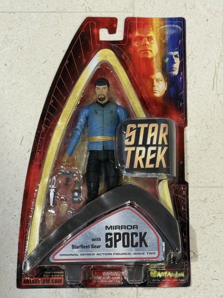Star Trek Mirror Kirk Mirror Spock Bashir O'Brien LOT Art Asylum TOS ...