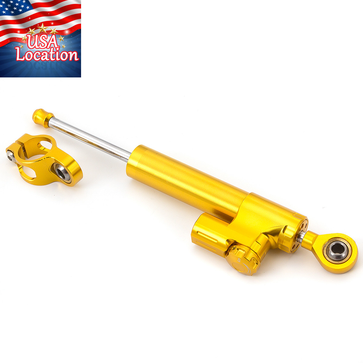 CNC Steering Damper Motorcycle Stabilizer Linear Reversed Safety ...