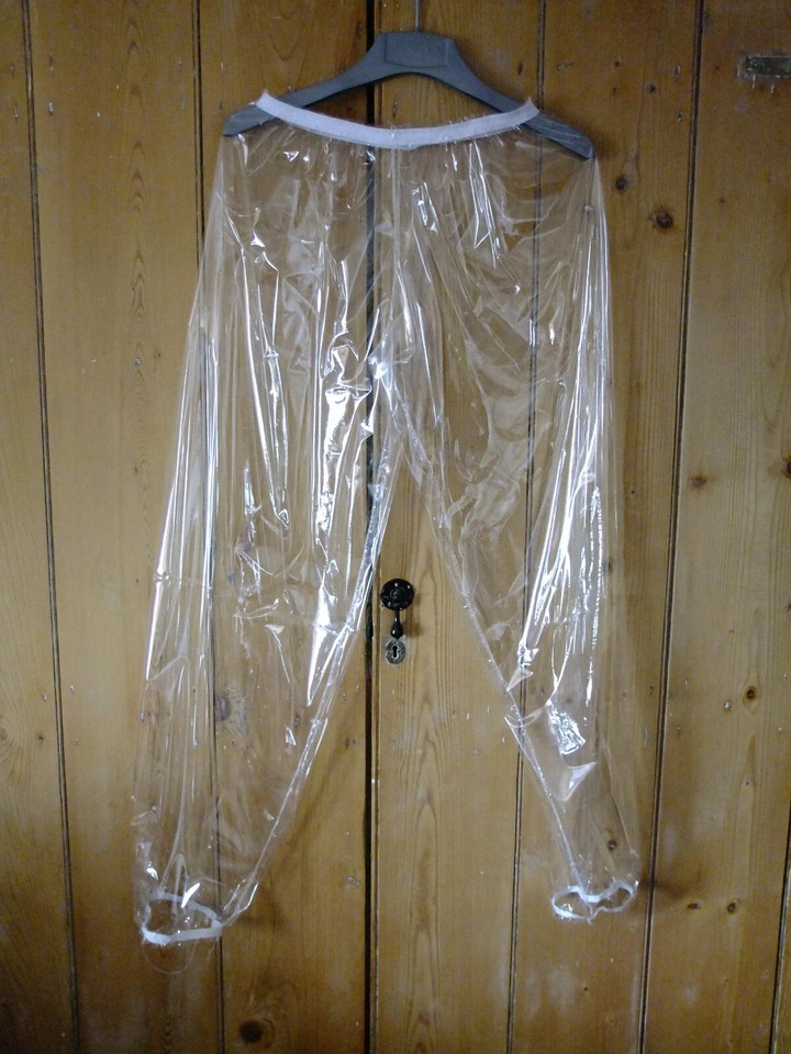 PVC Joggers Plastic Trousers Mens Pants Bottoms Vinyl Roleplay Glass ...