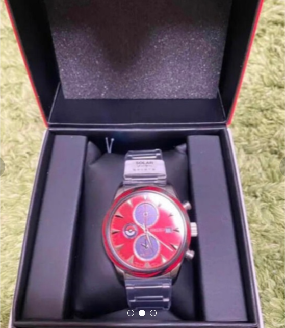 SEIKO SBPY159 Pokemon Charizard Red Limited Edition Solar Men's Watch ...