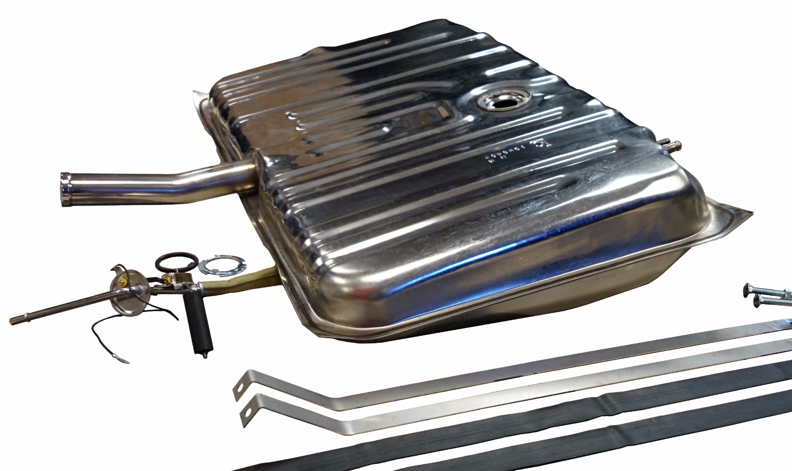 68 69 Chevelle STAINLESS STEEL gas fuel tank kit w/ 3/8 line sender and ...