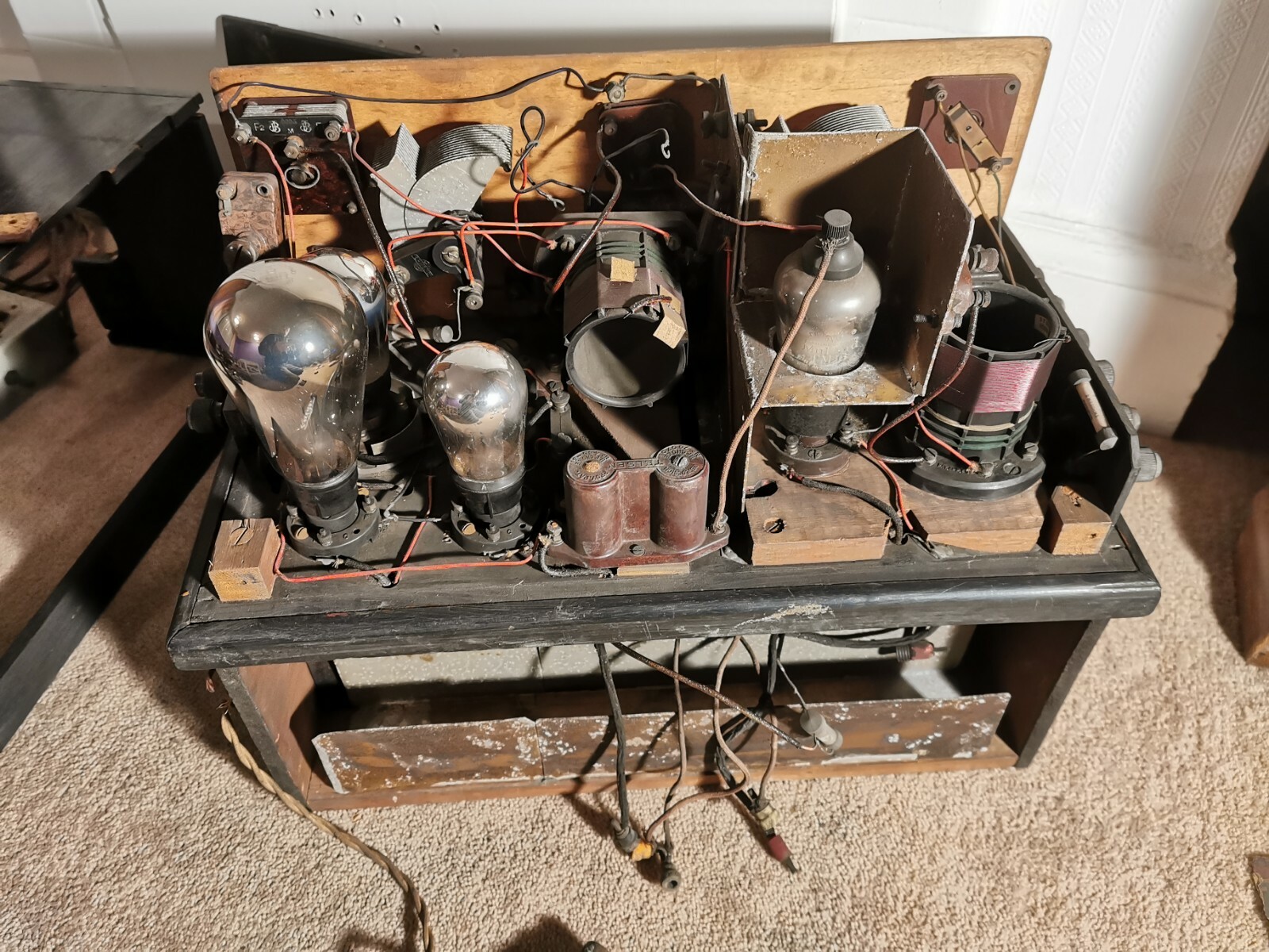 Rare Vintage Radio Valve Wireless Broadcast 1920-1930's | eBay