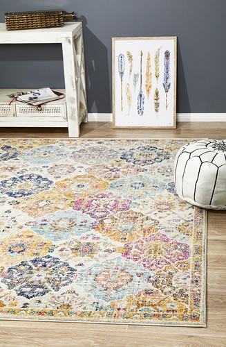 New Harper Traditional Multi Colour Modern Floor Rug -7 Sizes *FREE ...