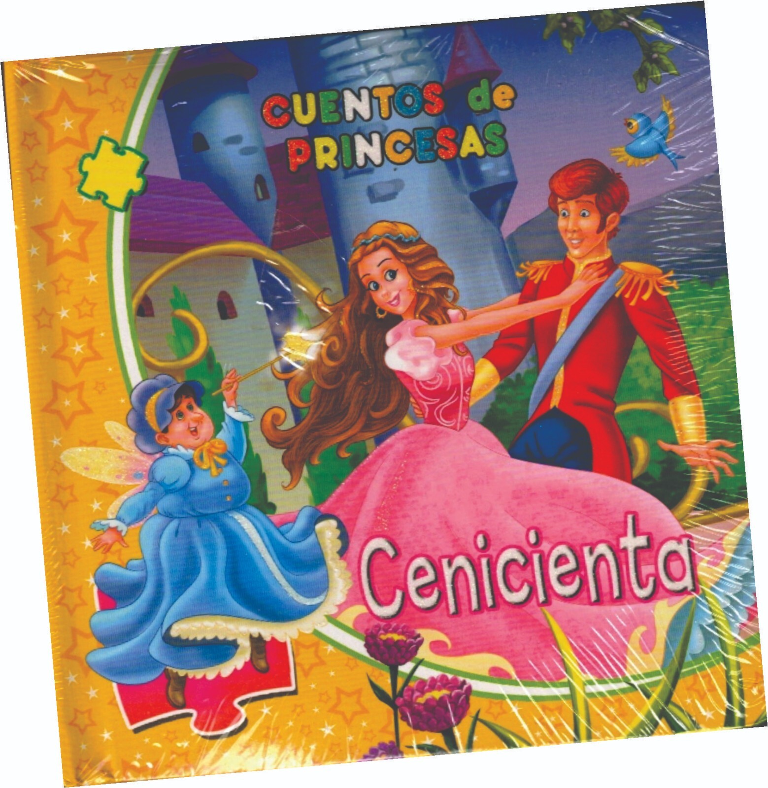 LIBRO CON ROMPECABEZAS "CUENTOS DE PRINCESAS; CENICIENTA", EN ESPAÑOL ...