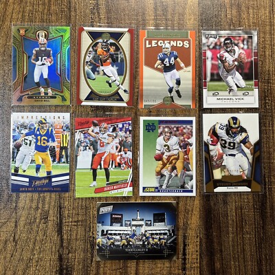 2016-2022 Panini NFL Football 9 Card Serial Numbered Lot Multiple Sets ...