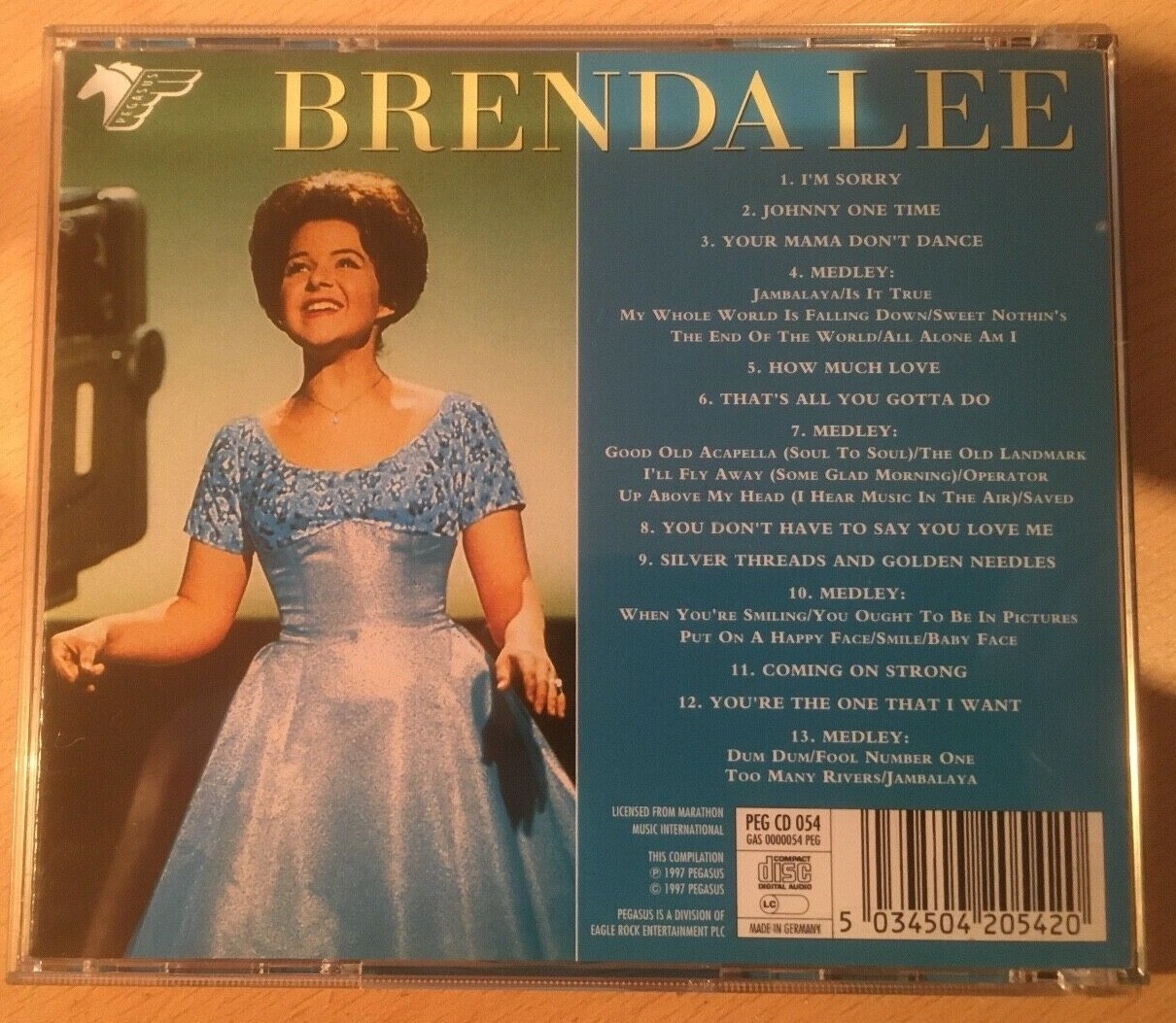 Brenda Lee "Little Miss Dynamite" NEW CD *13 Tracks* PEGCD 054 (1997 ...