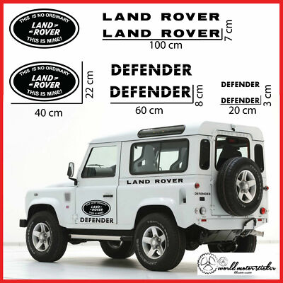 Adhésifs Tout Terrain 4x4 Off Road pour Land Rover Stickers Voiture ...