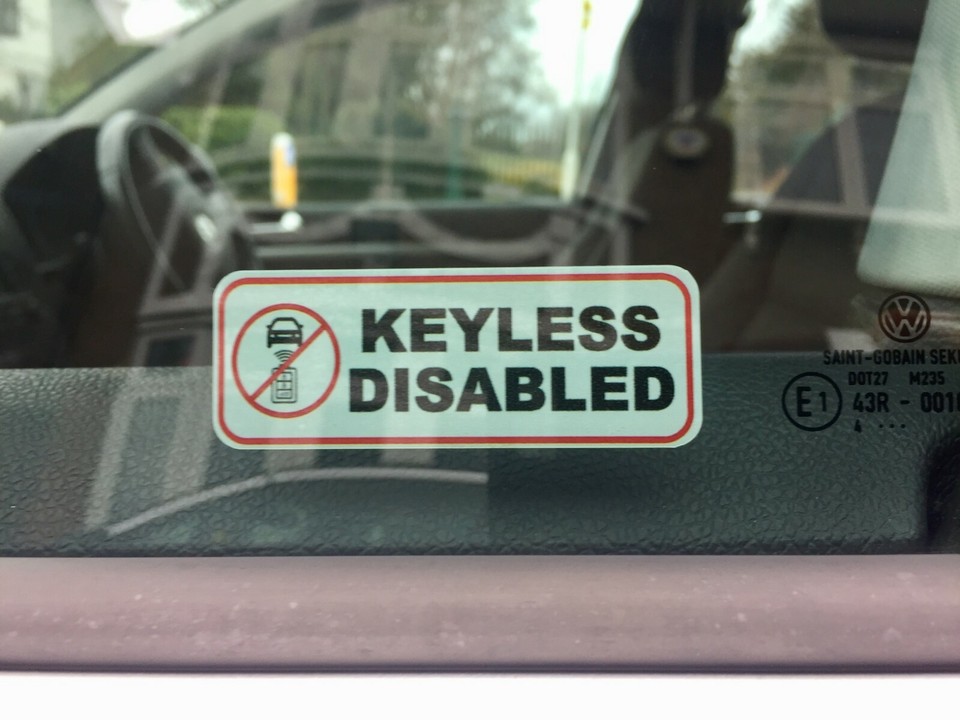 2 x WINDOW WARNING STICKERS INTERNAL GPS TRACKER OBD PORT DISABLED ...