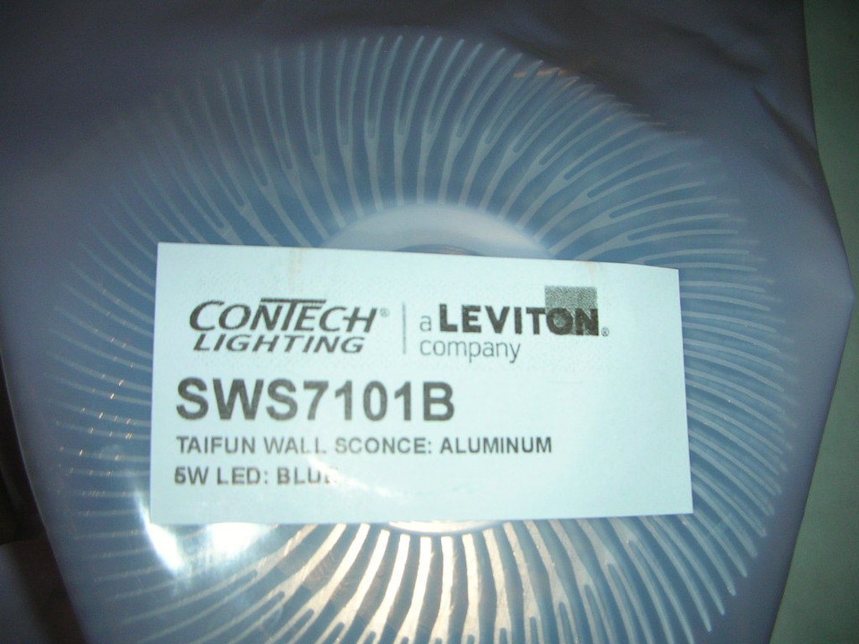ConTech Leviton LED Wall Ceiling Sconce Lights Lamps SWS7101 Red White ...