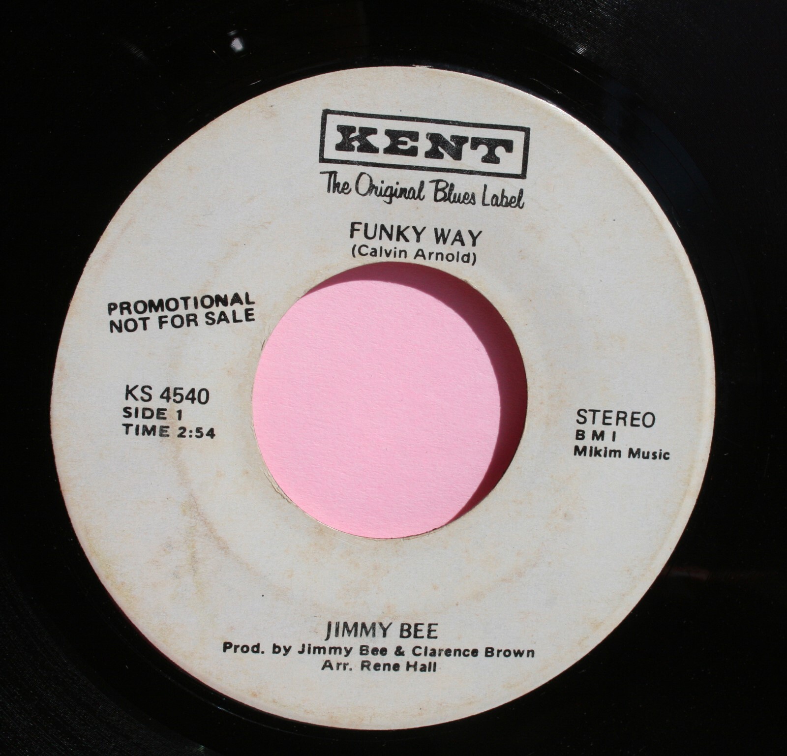 JIMMY BEE Funk Soul PROMO 45rpm Funky Way b/w At Last HEAR | eBay