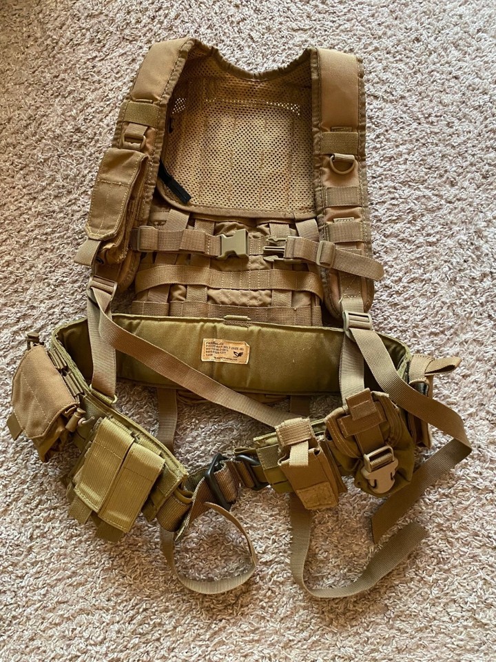 Tactical vest/belt molle setup , coyote brown | eBay
