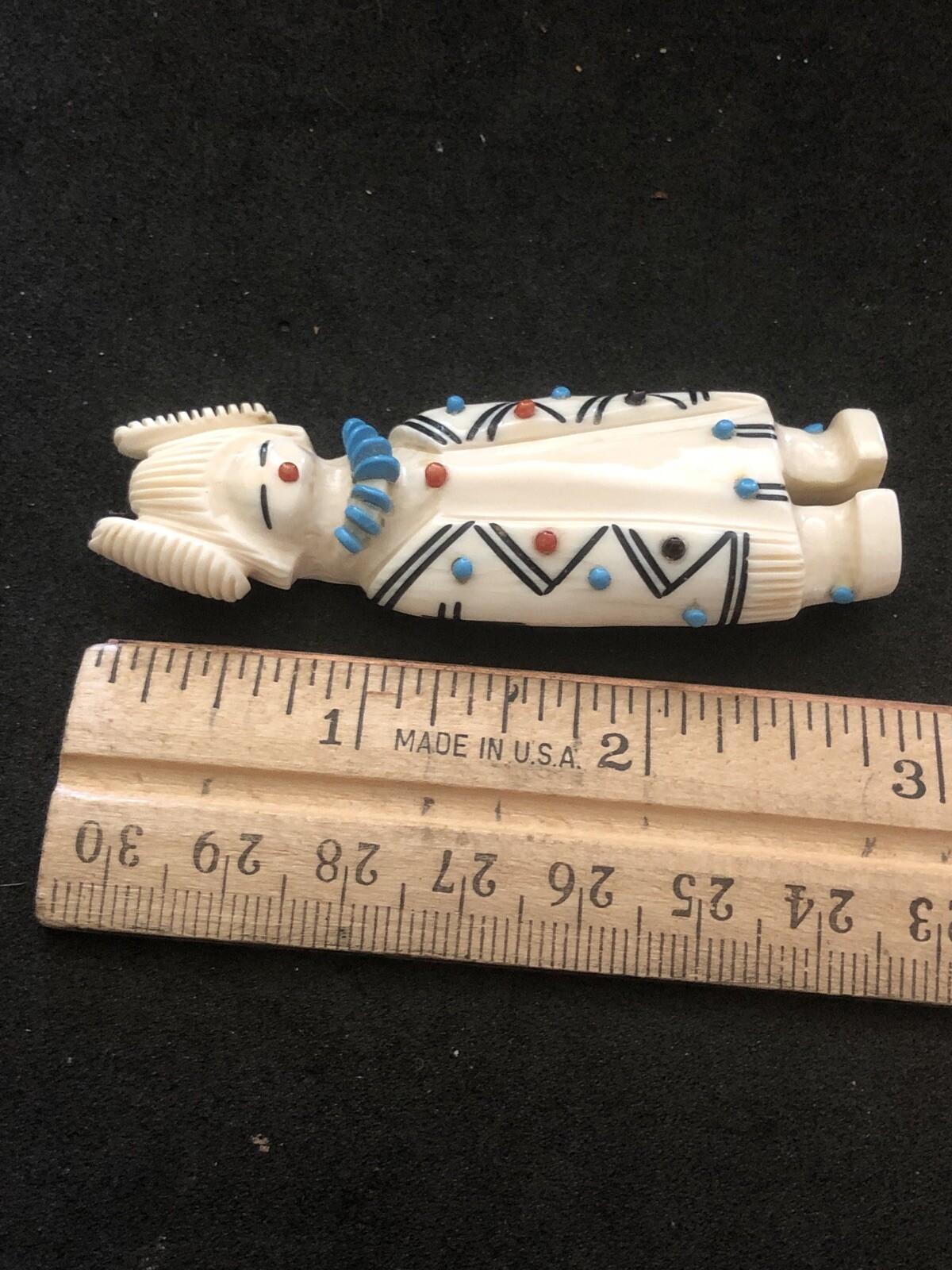 Zuni Corn Maiden Claudia Peina *SIGNED* Incredible detail Shell Coral ...