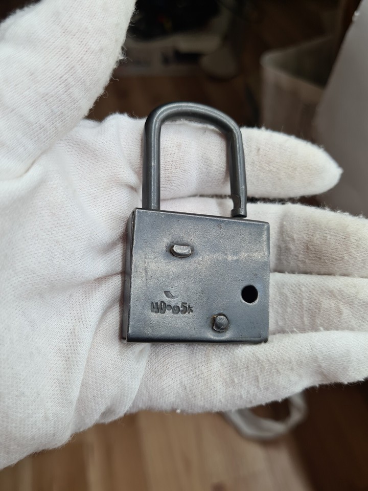 Rare Vintage Soviet Black Small Padlock with 2 Keys USSR 1980s | eBay