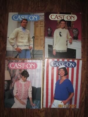 CAST ON MAGAZINES LOT OF 4 1991 SPRING, SUMMER AND FALL AND SUMMER 1992 ...