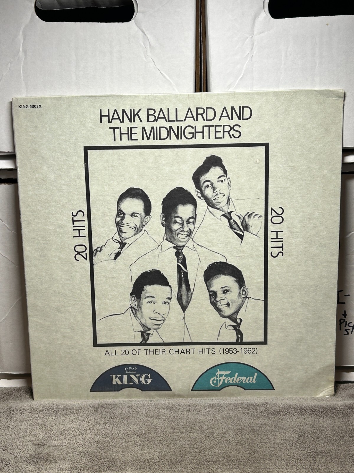 Hank Ballard and the Midnighters - 20 Hits - King 5003X - NOS/Sealed | eBay