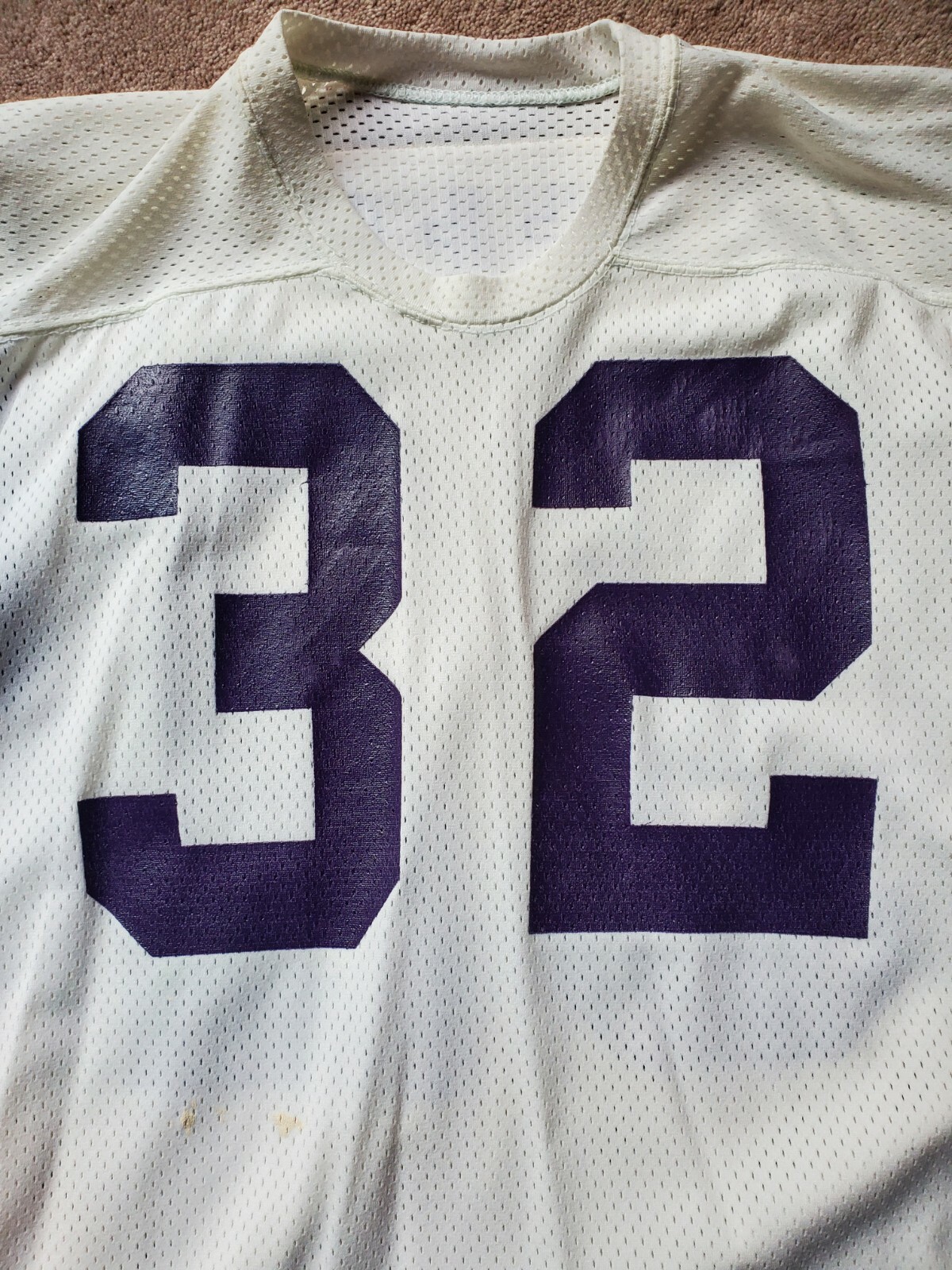 Vintage Minnesota Vikings #32 Oscar Reed Autographed Game USED Football ...