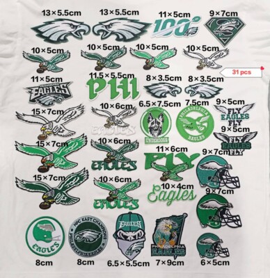 NFL Philadelphia Eagles Logo Patch sport Embroidery ,Iron ,Sewing on Fabric | eBay