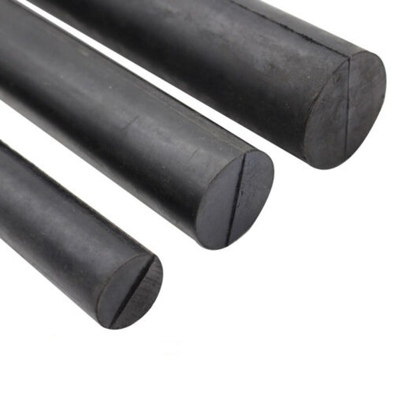 Solid Rubber Round Rod Bar Sealing Strip Bendable Cabinet Door Seal ...