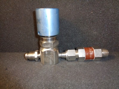 CARTEN, GBA 500, Stainless Steel Valve 250 MAX PSI W/ Parker Check ...