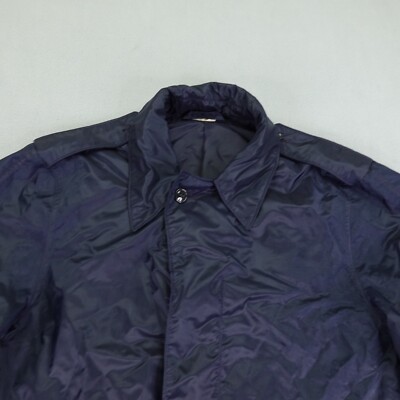 Vintage US Air Force Jacket Mens 36R Blue Raincoat Nylon Vintage US Air Force Jacket Mens 36R Blue Raincoat Nylon