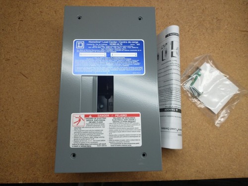 Square D HOM24L70RBCP 70-Amp 2-Space 4-Circuit Main Lugs Load Center ...