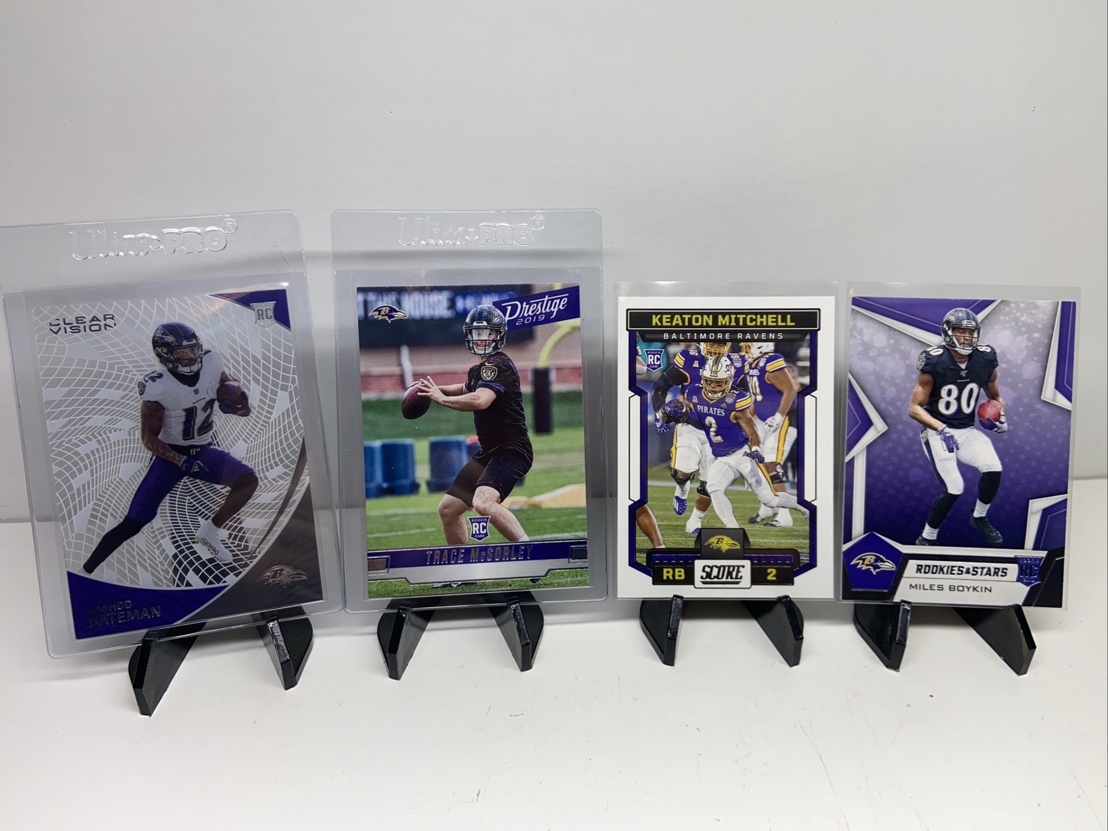 2020 Panini Absolute Football Baltimore Ravens RC Lot #112 #334 #272 ...