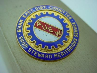 AUEW Amalgamated Union of Engineering Workers Trade Union Enamel Pin ...