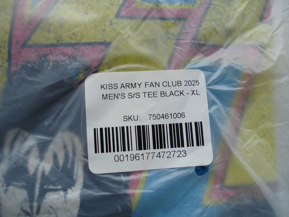KISS ~ KISS Army Fan Club T-SHIRT ~ Official Size XL Kissonline ...