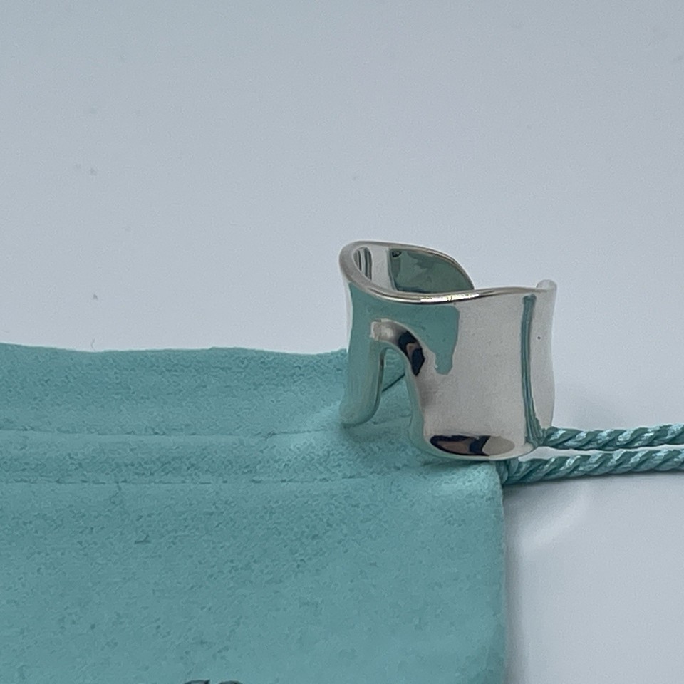 Tiffany & Co. Elsa Peretti 925 Sterling Silver Split Ring Size 7 | eBay